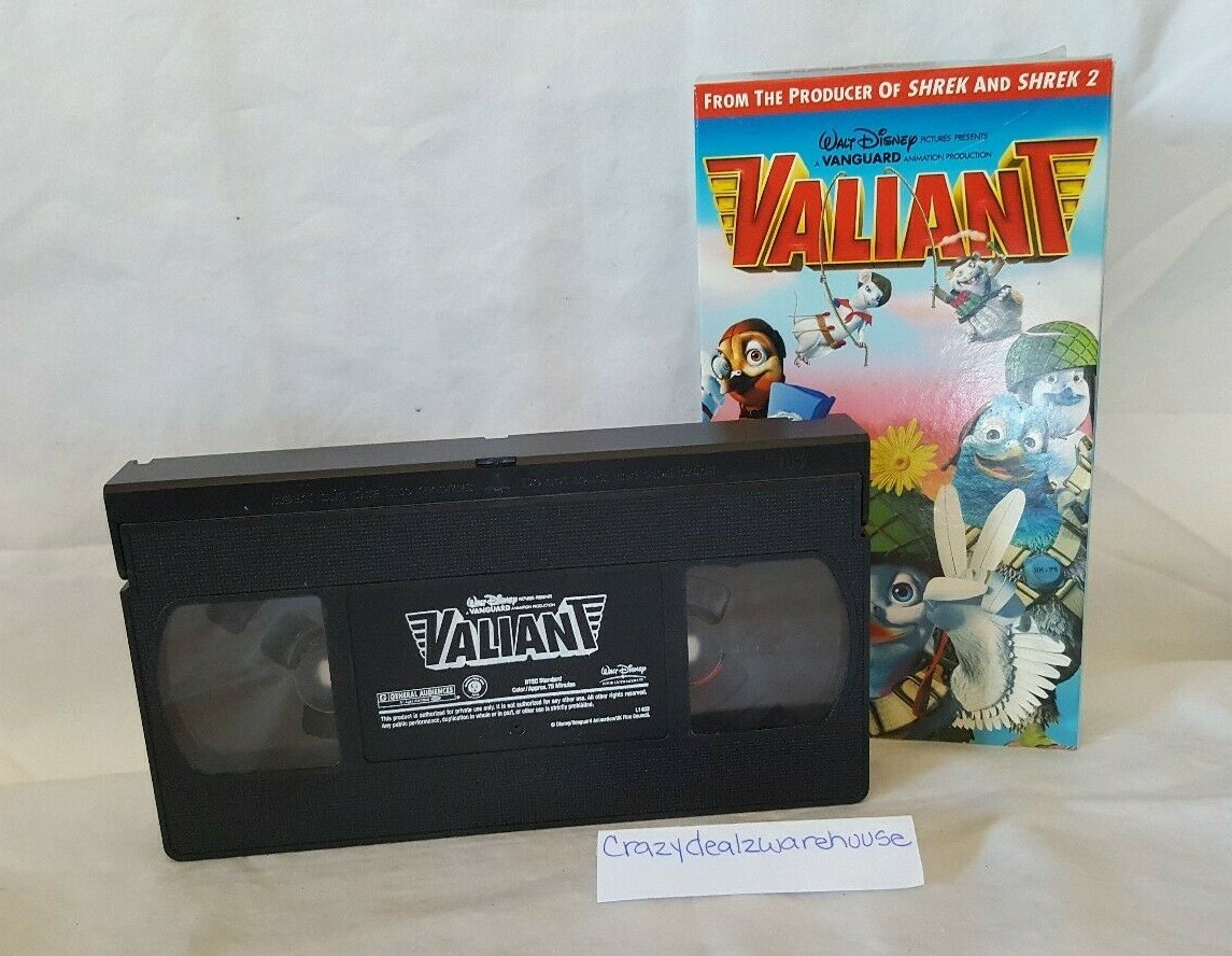VALIANT ~ VHS Disney 2006 VERY RARE Disney Movie Club ~ Exclusive ...