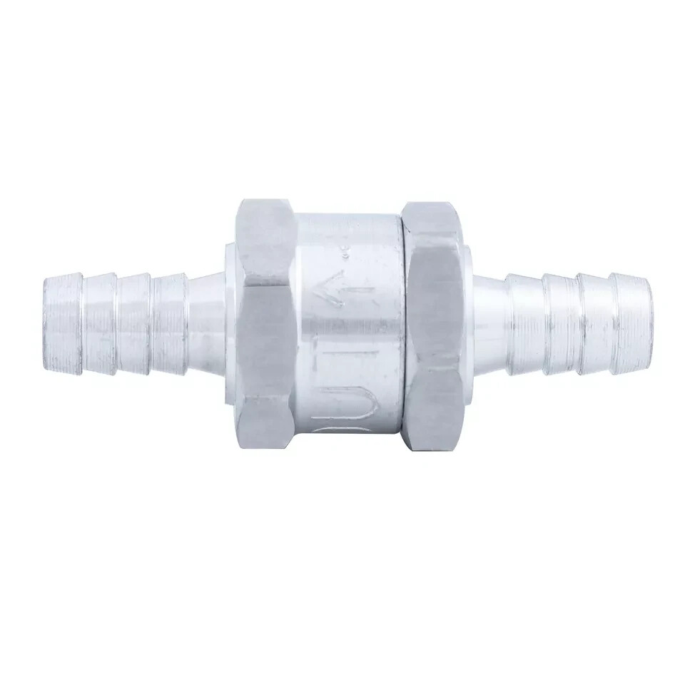 2x 10mm 3/8" Fuel Line Non-Return One Way Air Fuel Oil Check Valve ...