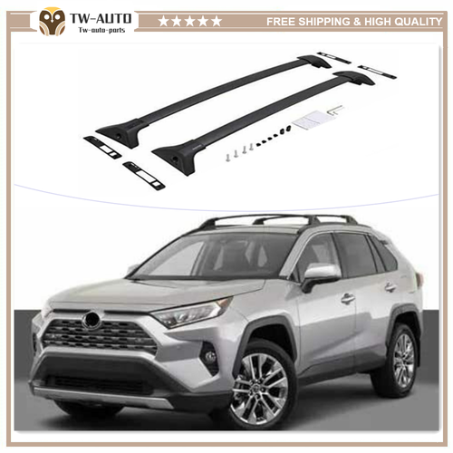 2pcs Roof Rack Cross Bars Crossbars Fits For Toyota 2019 2020 2021 Rav4