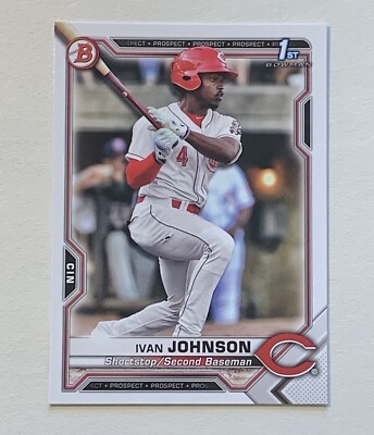 2021 Bowman Ivan Johnson Bowman 1st RC #BCP-149 Cincinnati Reds | eBay