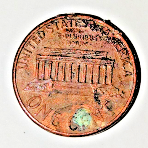 2004 NM (P) PENNY **RARE** GHOST "0" & "EXTRA HAIR" ON BACK OF LINCOLN ...