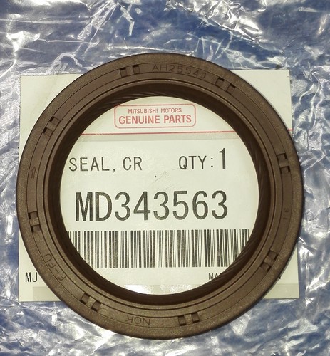 MD343563 Mitsubishi Oil seal, crankshaft, fr MD343563, New Genuine OEM ...