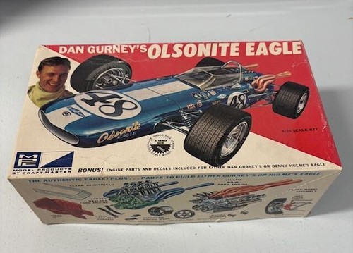 1/25 Olsonite Eagle Weslake/Ford Indycar Model Kit Gurney/Hulme Indy ...