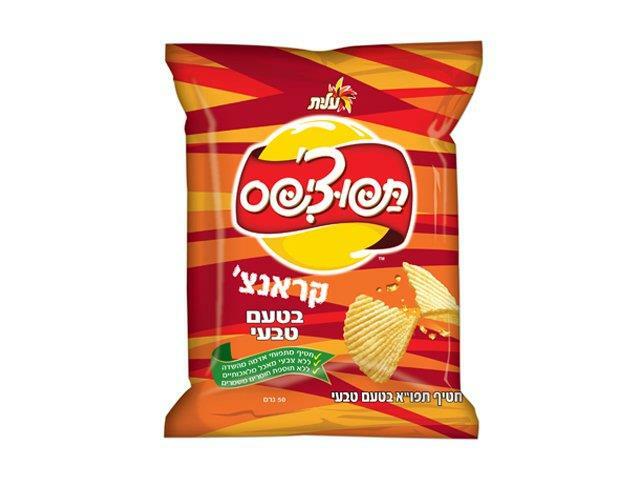 3 packs of Elite Israeli Crunchy Tapuchips Salty Snack Kosher Flavored ...