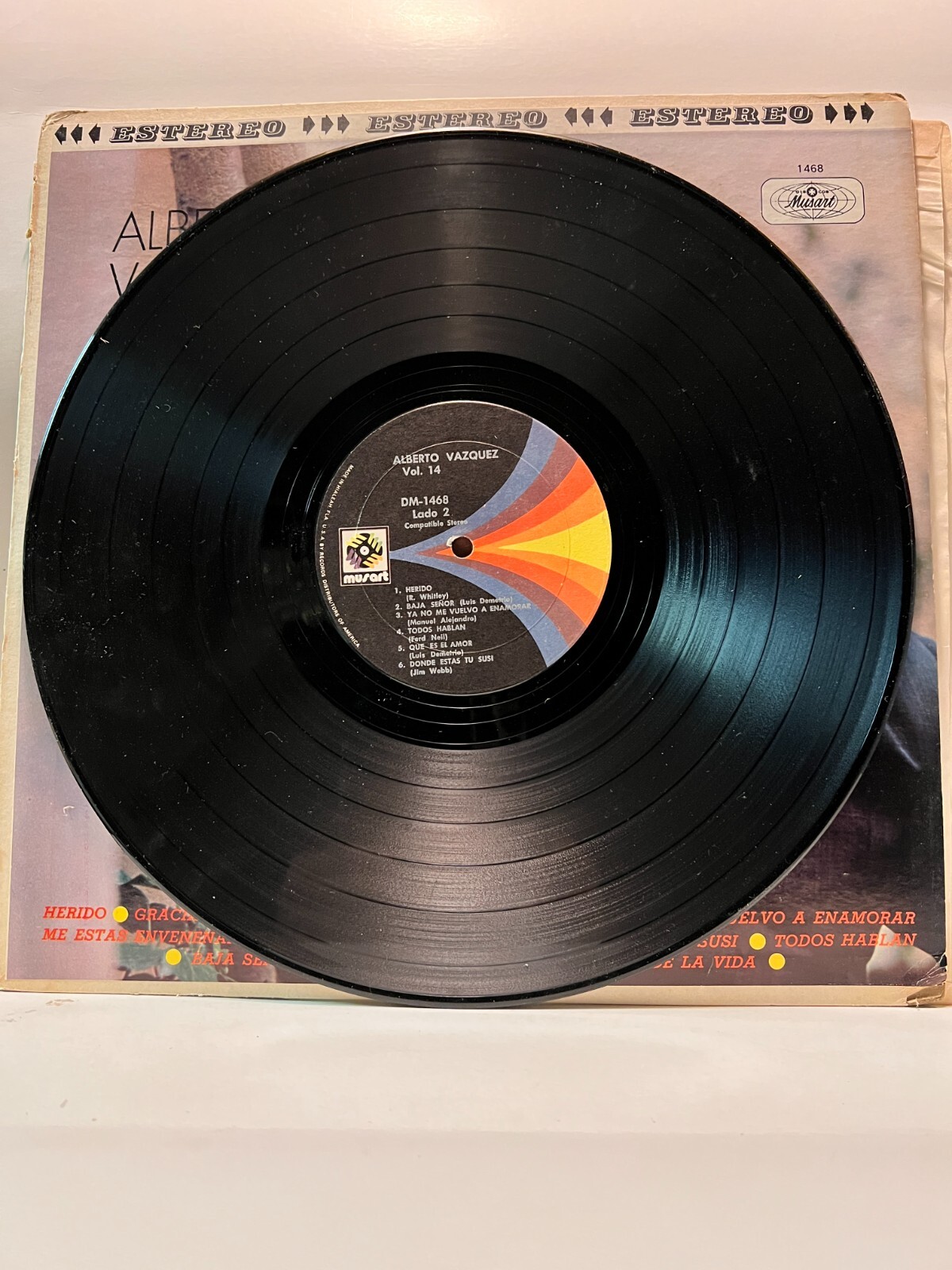 A57 Alberto Vazquez Vol 14, 1970 Musart Records EDM 1468 - Latin Pop ...