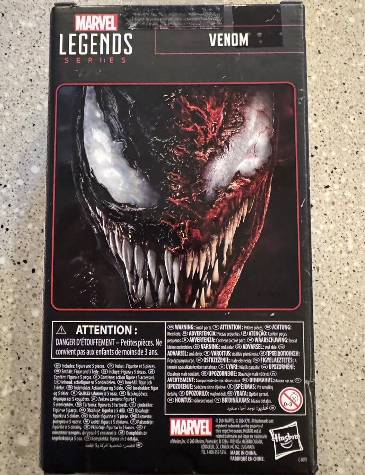 Marvel Legends - Let There Be Carnage - Venom - Target Exclusive - NEW ...
