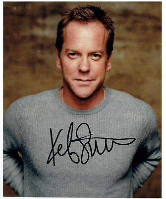 KEIFER SUTHERLAND - 24 - Stunning Genuine Autograph - AFTAL REGISTERED ...