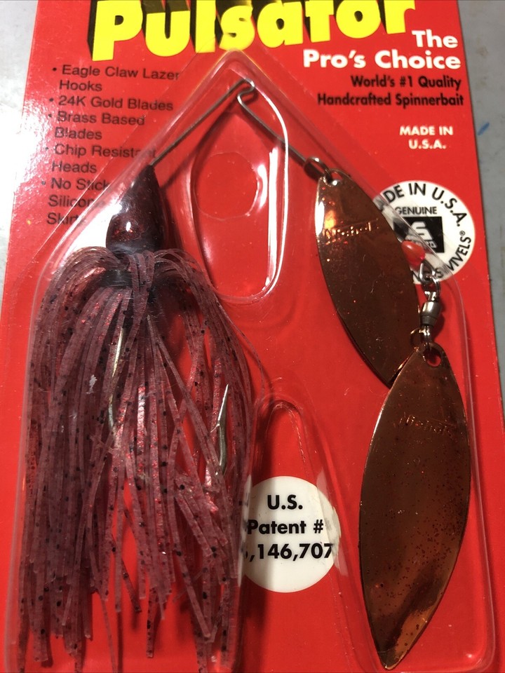 Rare Nichols Pulsator Spinnerbait 1/2oz Red | eBay