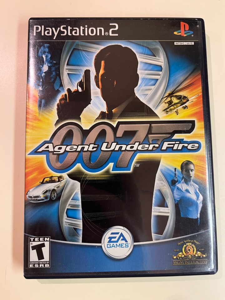 James Bond PS2 007 Lot, Agent Under Fire & Goldeneye Rogue Agent ...