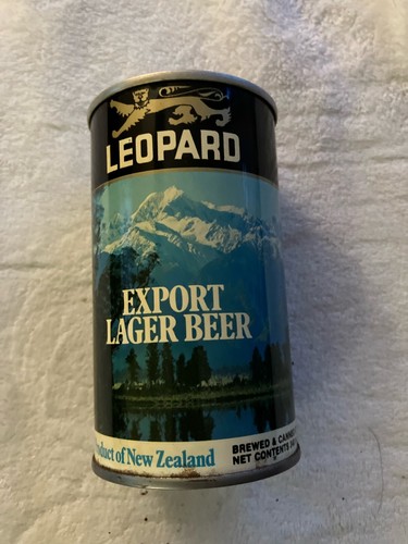 Leopard Export Lager STRAIGHT STEEL Pull Tab Beer Can Empty | eBay