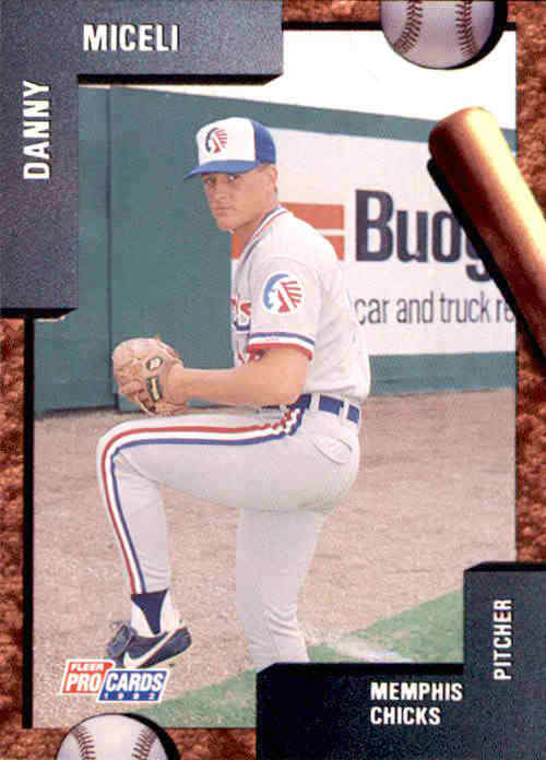 1992 Memphis Chicks Fleer/ProCards #2415 Danny Miceli Orlando Florida ...