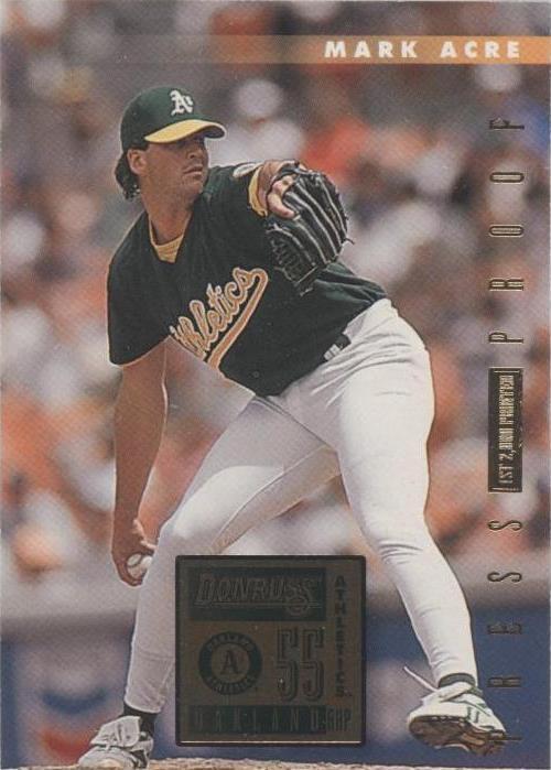 1996 Donruss - Mark Acre #181 Press Proof /2000 for sale online | eBay