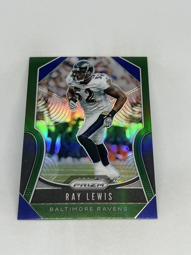 2019 Panini Prizm Green Prizm Ray Lewis #273 HOF Sku 2641 | eBay