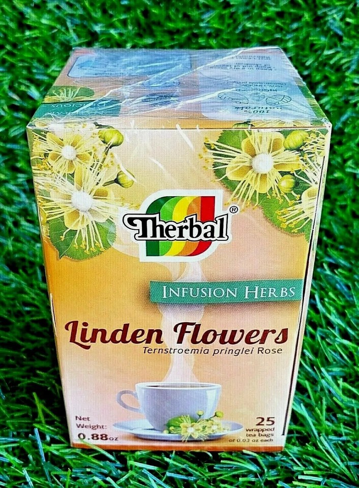Te de Tila LINDEN FLOWERS TEA Tila Tea 25 Bags 0.03 oz each by Therbal ...