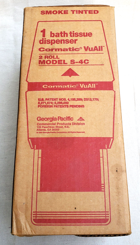 Georgia-Pacific 2Roll Bath Tissue Dispenser Cormatic VuAll S-4C Smoke ...