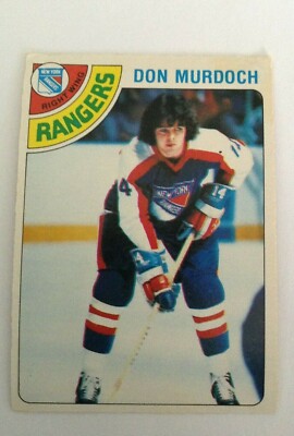 DON MURDOCH NHL HOCKEY CARD O-PEE-CHEE NEW YORK RANGERS 1978 | eBay