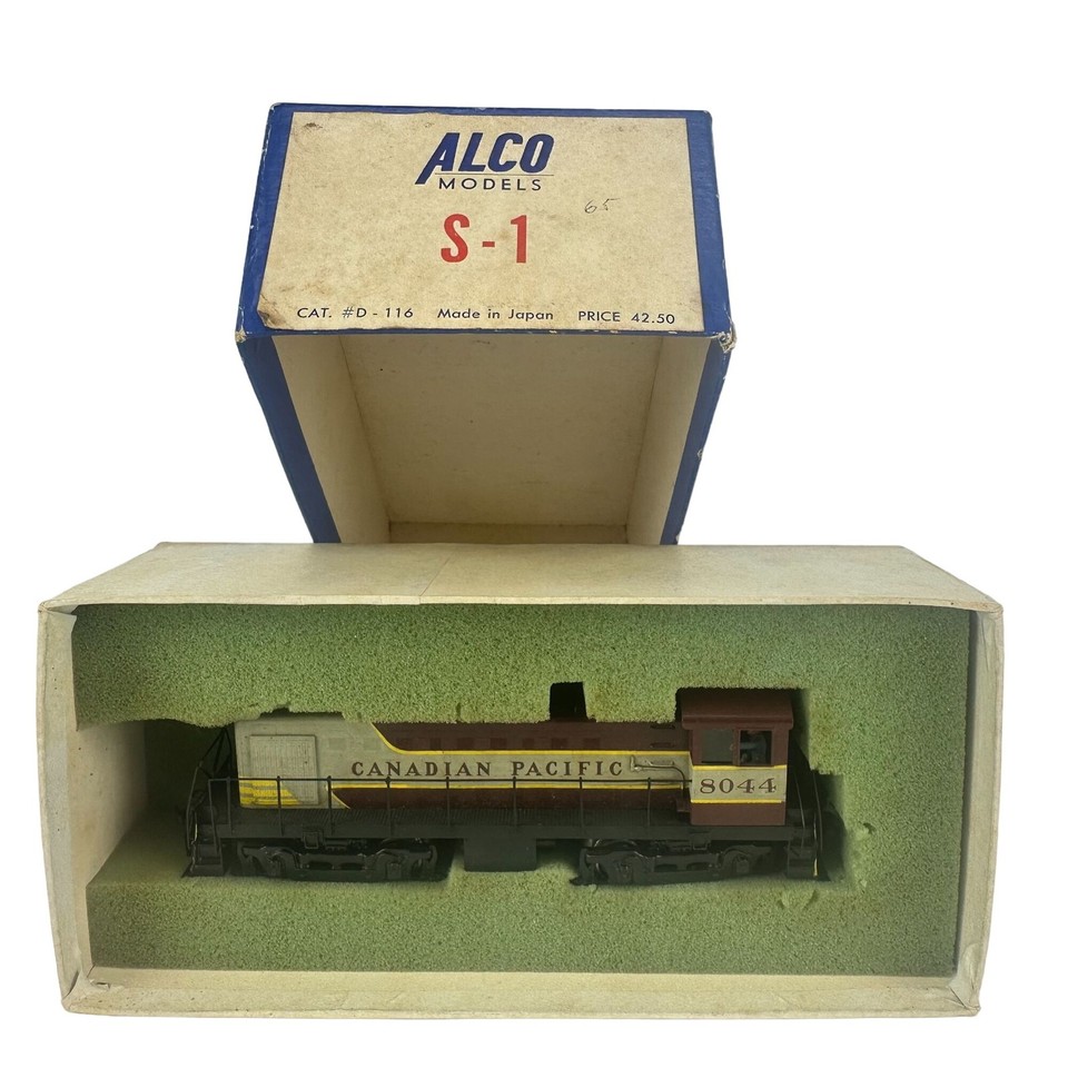 Vintage ALCO Models S-1 Canadian Pacific # 8044 HO Engine | eBay