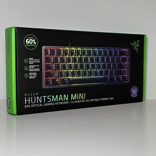 Razer Huntsman Mini 60% Keyboard Clicky Optical Switches Backlit - New ...