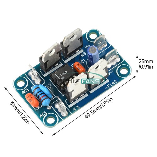 AC 7V-40V Ideal Diode Rectifier Bridge Module LT4320 Power Amplifier ...