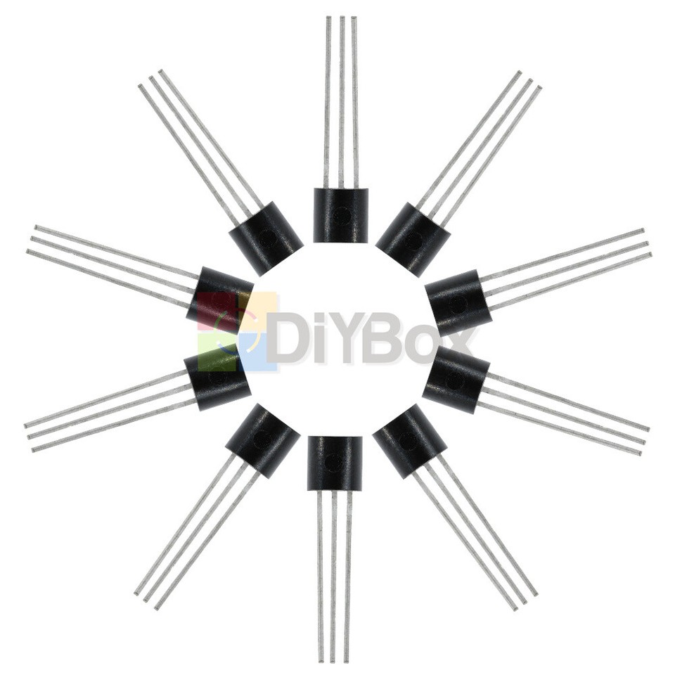 20X DALLAS 18B20 DS18B20 TO-92 Wire 3V~5.5V Digital Thermometer ...