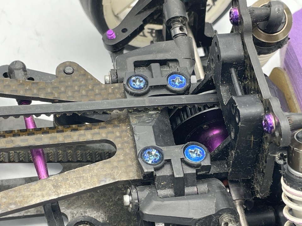 For parts HPI RS4 carbon chassis with motor and ESC vintage rare | eBay