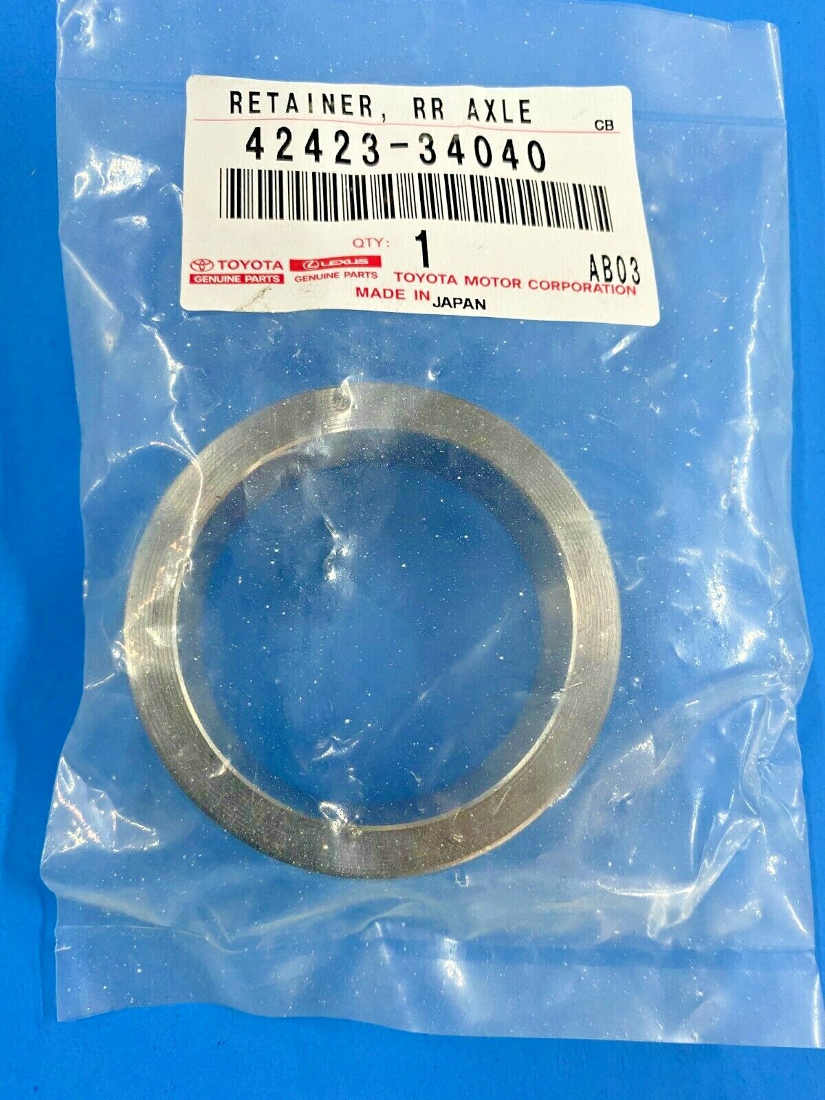 GENUINE LEXUS & TOYOTA (2007-2021) RETAINER, Rear Axle Bearing LEFT ...
