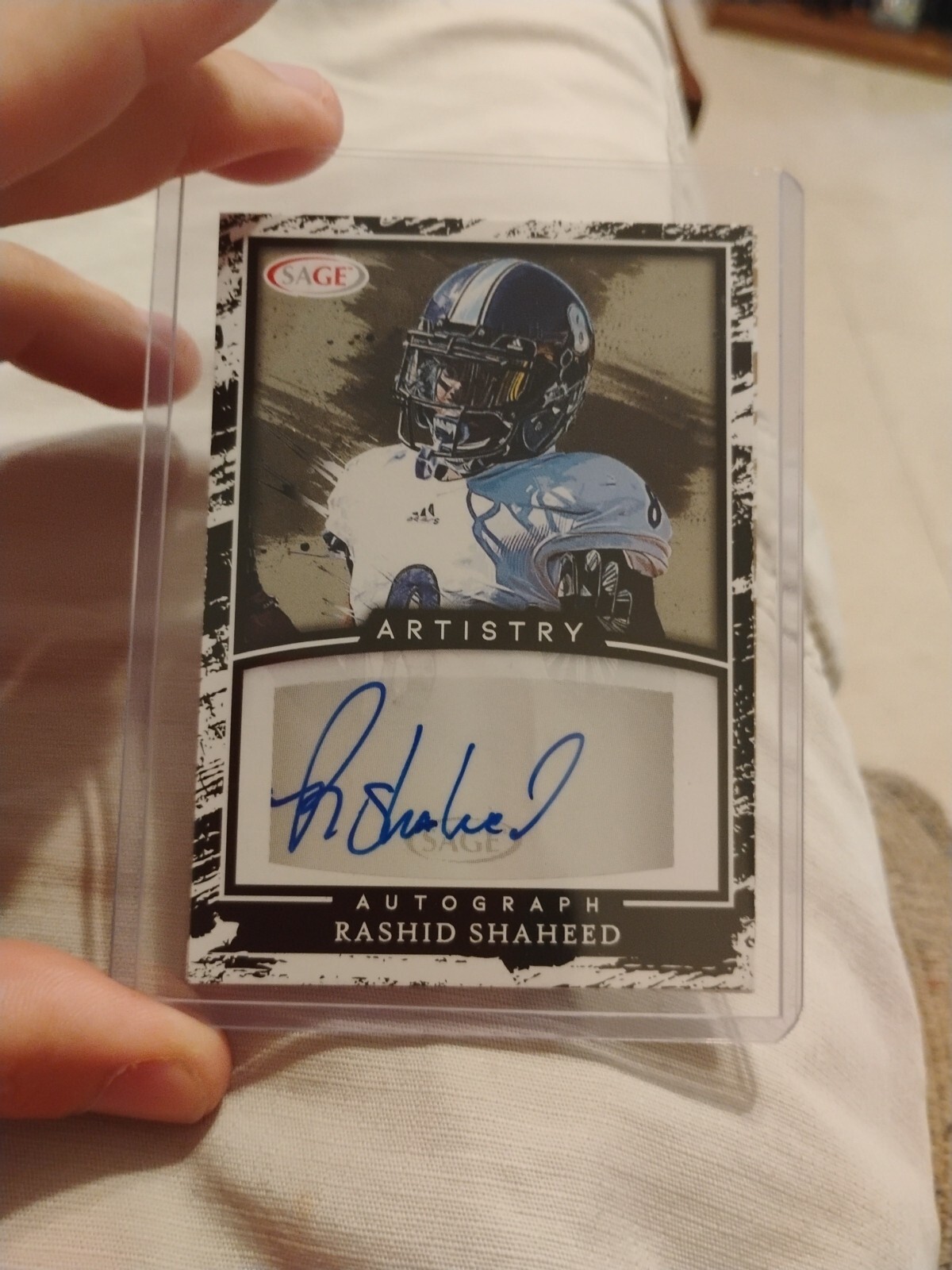 Rashid Shaheed 2022 SAGE Artistry RC Auto - New Orleans Saints Rookie # ...