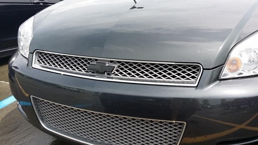 For 2006-2013 Chevy Impala Front & Rear Emblem Insert Decal Carbon ...