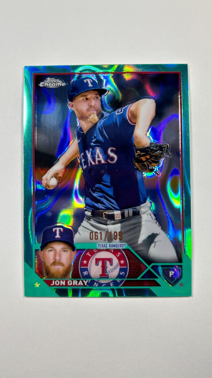 2023 Topps Chrome Jon Gray Aqua Lava Refractor #127 61/199 | eBay