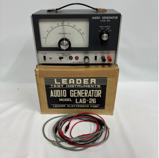 Leader LAG-26 Audio Generator Oscillator LAG26 Power OK Vintage | eBay
