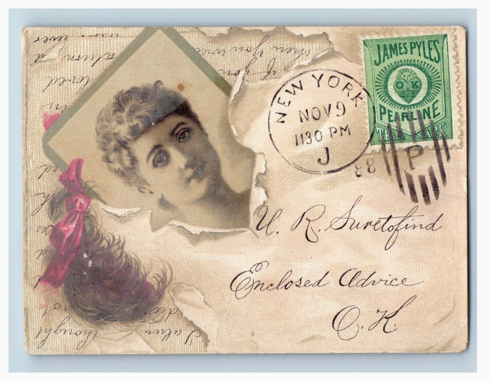 1888 U.R. Suretofind James Pyles Pearline Faux Postal Cover F197 | eBay