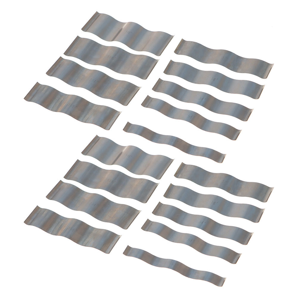 9 Pair 1/8" Wavy Parallel Set .0002'' Harden Steel 1/2 to 1-1/2 Gages ...