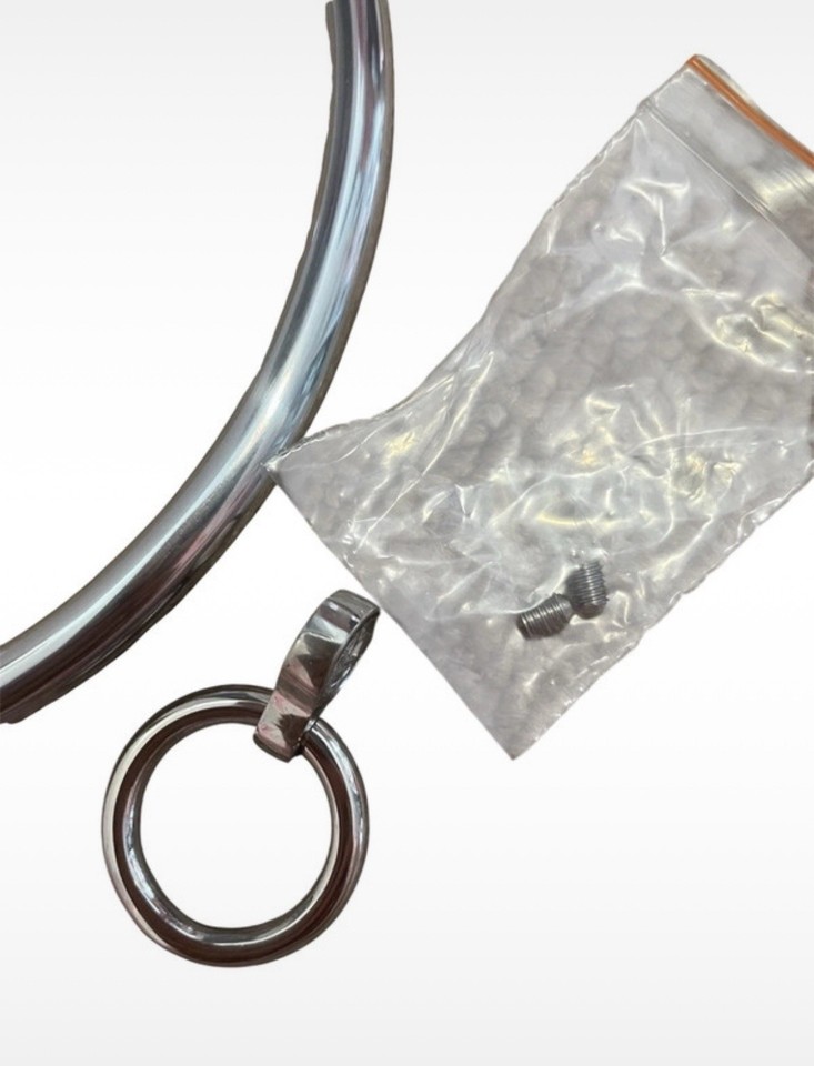 Eternity collar, Rolled Stainless Steel, bondage, curved, BDSM ...