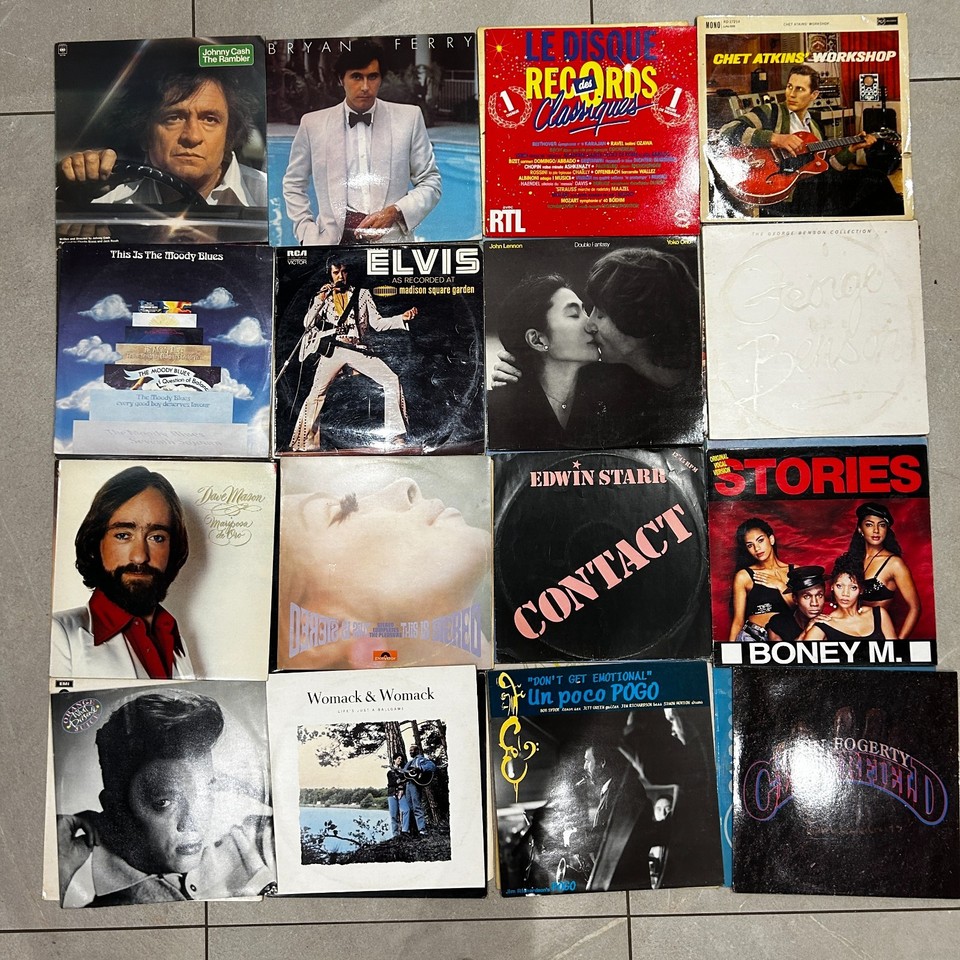 64 VINYL LPs + 12"Rock Pop Disco Soul Reggae JOB LOT COLLECTION RECORDS ...