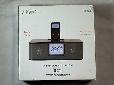 ipod dock alarm clock Supports Ipad Mini, Nano Third And Fourth Gen Am ...