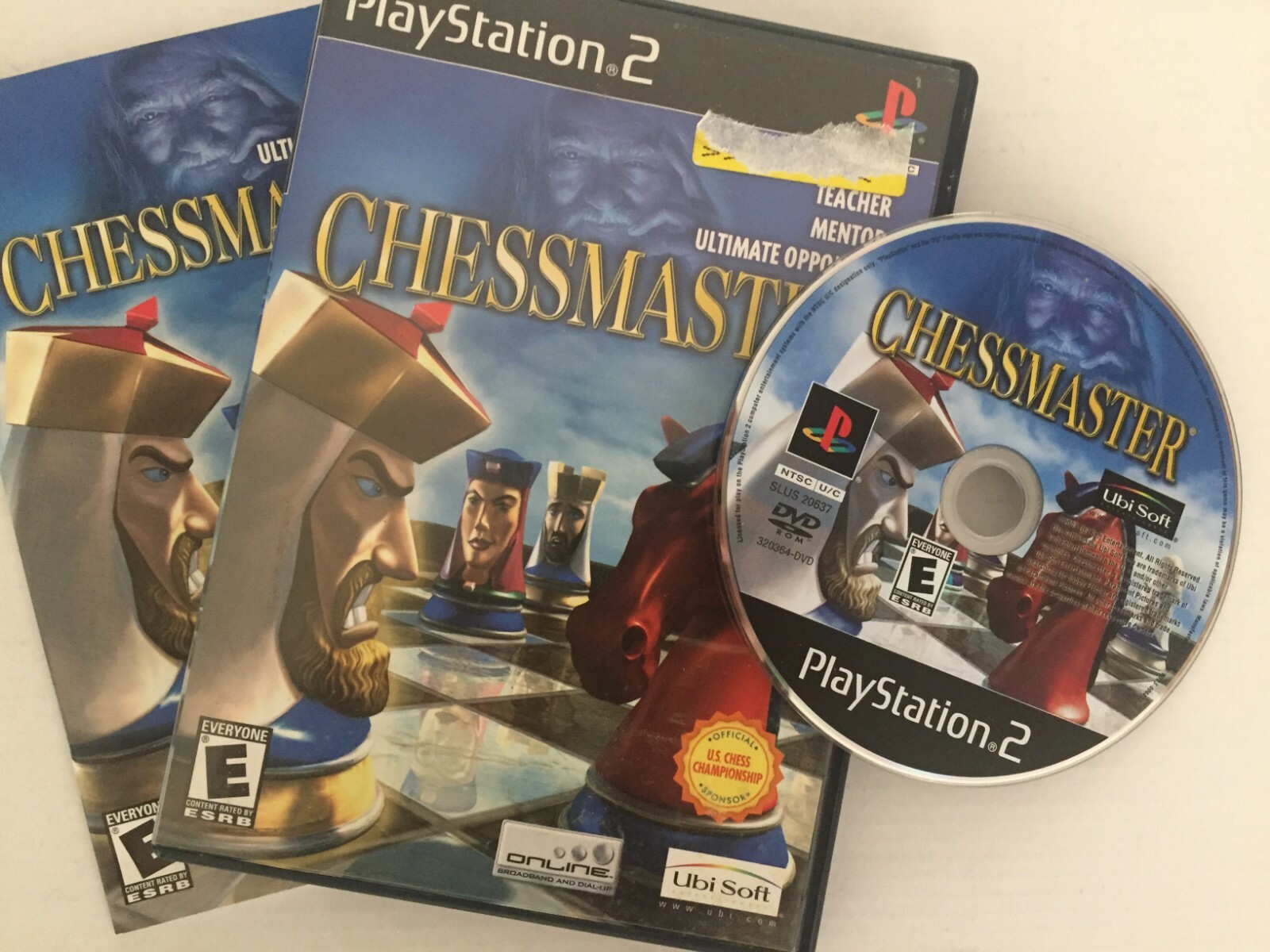 Chessmaster (Sony PlayStation 2, 2003, PS2) Complete. Tested ...