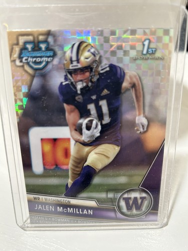 Jalen McMillan 2023 Bowman U Chrome #164 Washington NFL Draft Rookie X ...