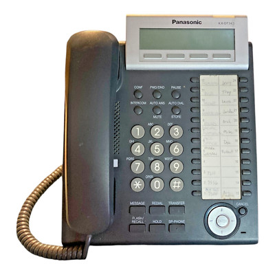 ☎️ Panasonic KX-DT343-B 24-Button Digital Phone Black – Business Desk ...