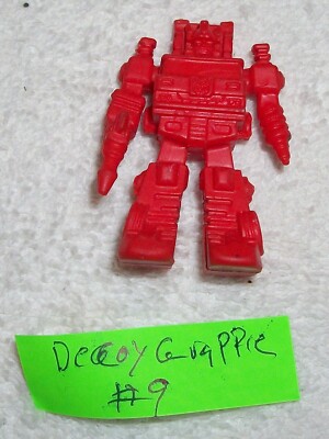 Transformers G1 Original Vintage Red Decoy Grapple #9 | eBay