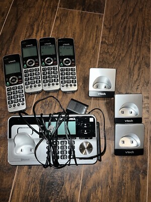 VTech VS113-4 Extended Range Cordless Home Phone | eBay