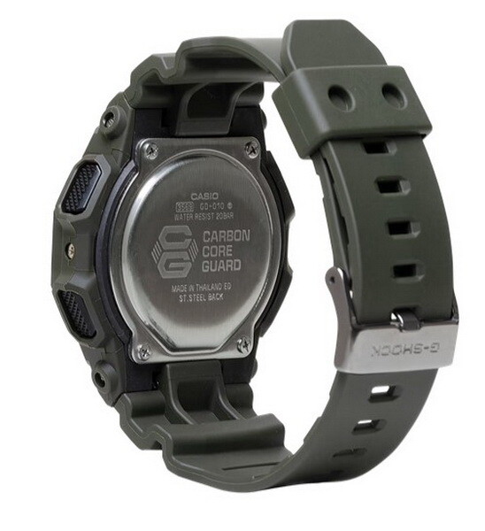 Casio G-Shock GD010-3 World Time 10 Year Battery Digital Green Watch | eBay