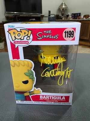 Nancy Cartwright signed funko simpsons Bartigula OC coa Bart Simpson | eBay