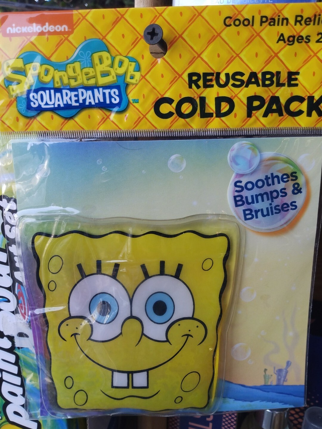 Spongebob Squarepants Reusable Cold Pack Cool Pain Relief for sale ...