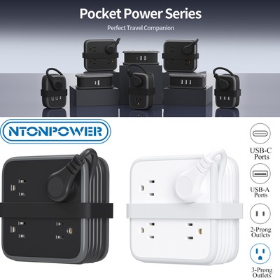 Wall Mountable USB Power Strip with Multi USB Ports Plugs long ...