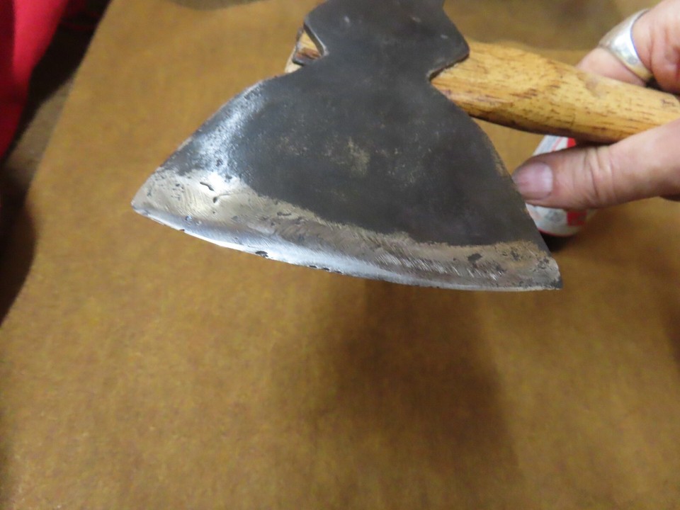 Vtg Broad Axe,Hatchet 3lb. Head,3-7/8x6"Unmarked,small,USA~AV/GD🤠🤠AX4 ...