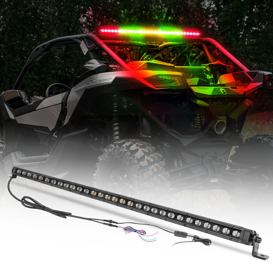 For 2017-2024 Can-am Maverick X3 MAX 30" Rear LED Chase Light Bar ...