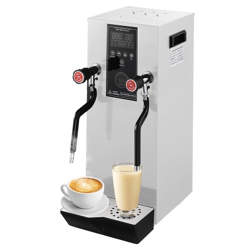 Commercial Double Steam Milk Frother Fast Heating Milk Steamer Frothing ...
