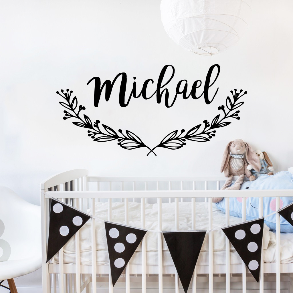 Baby Name Wall Decal