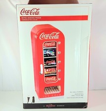 Coca Cola Retro 10 Can Vending Machine Style Refrigerator by Koolatron ...