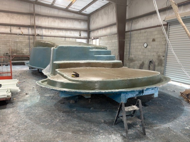 Rio Gel Coat Pool Shell 9.8x16.4x4.7 East Coast midwest Delivery ...